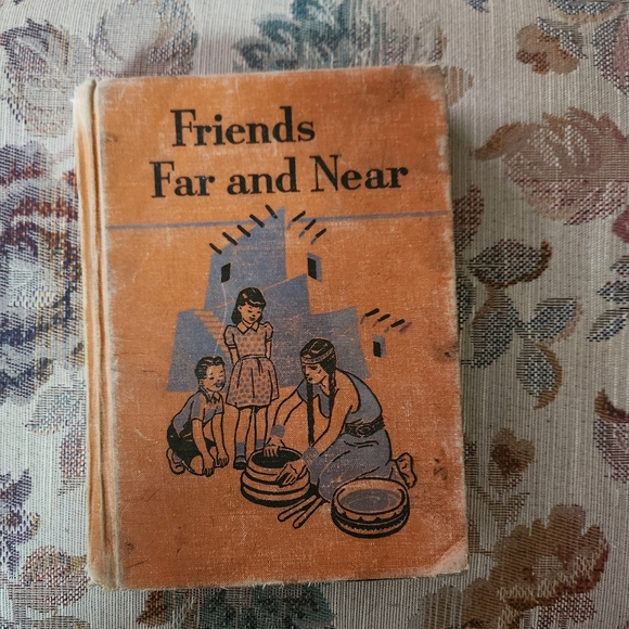 Other | Vintage Book Friends Far And Near 1953 Childrens Reader Ginn ...